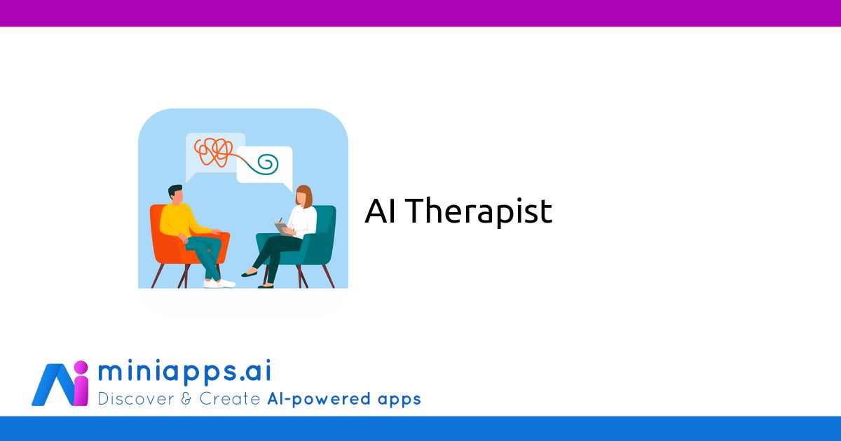 AI Therapist - Free AI-powered Chatbot - miniapps.ai