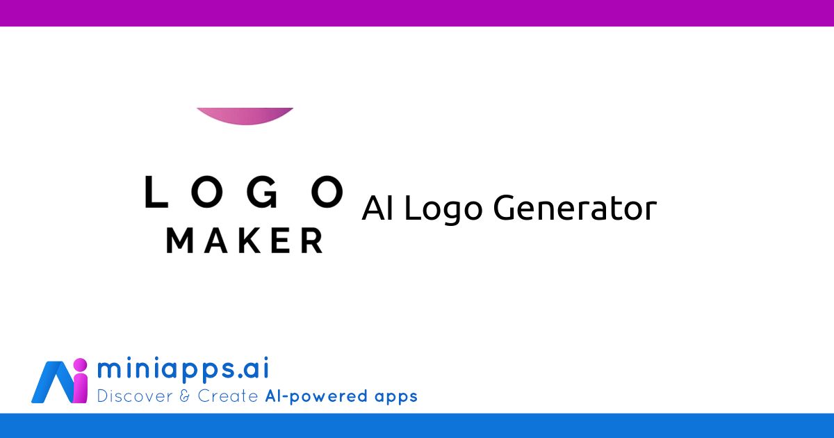 AI Logo Generator - Free AI-powered Mini App - miniapps.ai
