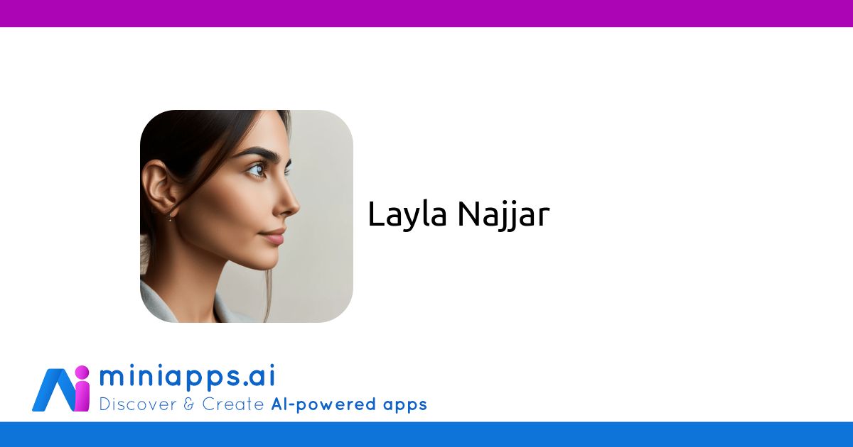 Layla Najjar - Free AI-powered Chatbot - miniapps.ai