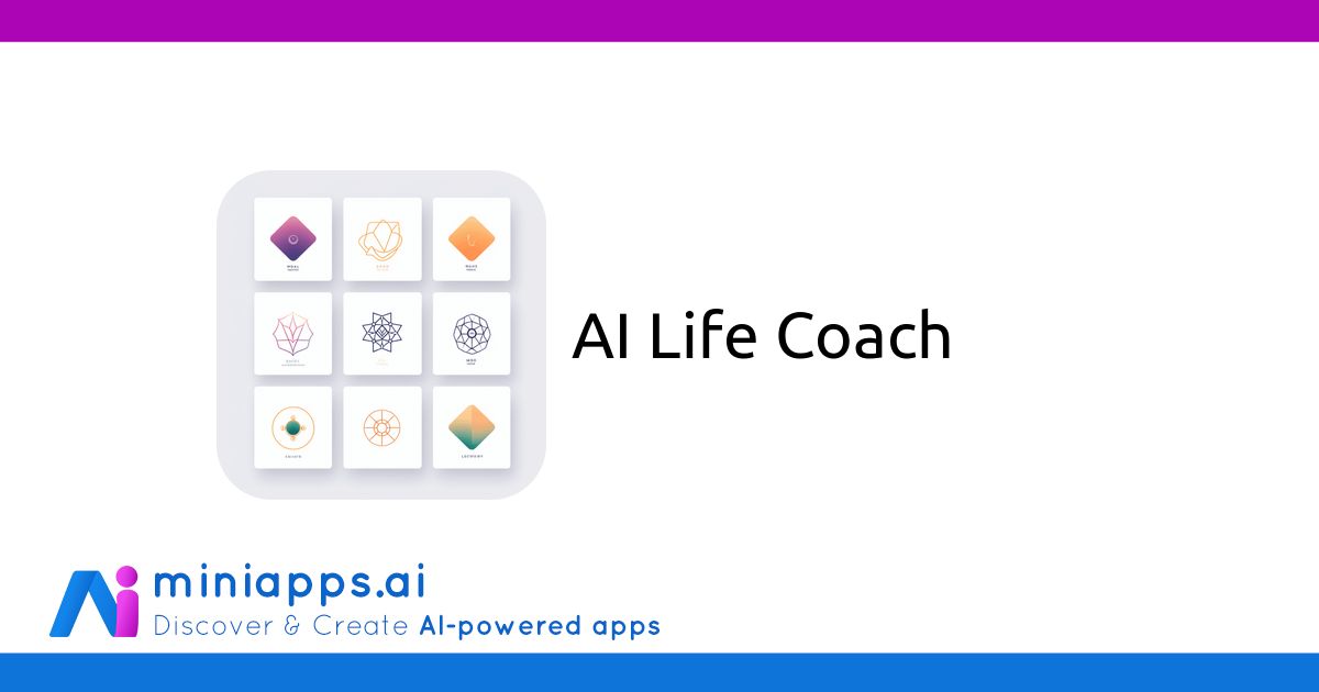 AI Life Coach - Free AI-powered Mini App - miniapps.ai