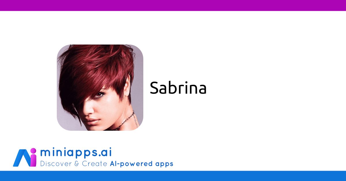 Sabrina - Free AI-powered Chatbot - miniapps.ai